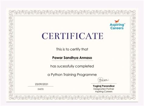 Sandhya Pawar On Linkedin Intership