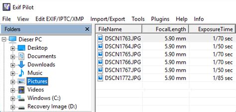 Edit Exif Metadata With Exif Pilot And Batch Editing Plug In