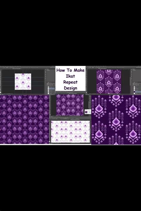 Ikat Repeat Pattern In Photoshop Video Repeating Patterns Photoshop Pattern