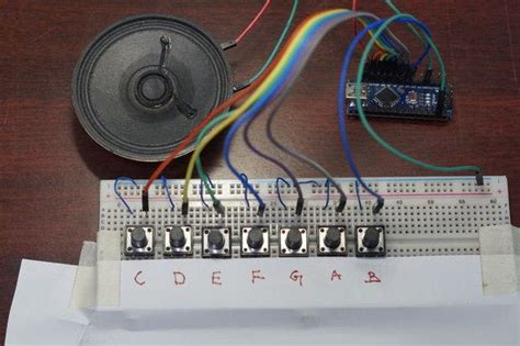 Build A Mini Piano Using Arduino Arduino Maker Pro