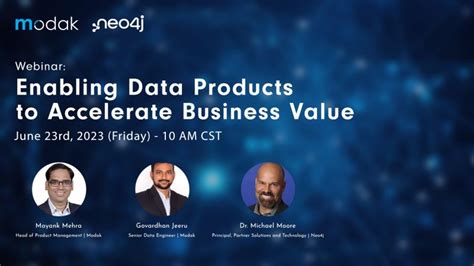 modak on linkedin modak neo4j webinar graphtechnology