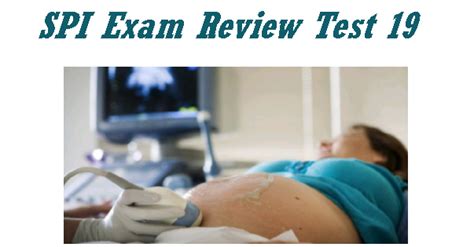 ARDMS SPI Exam Review TEST StudyPK