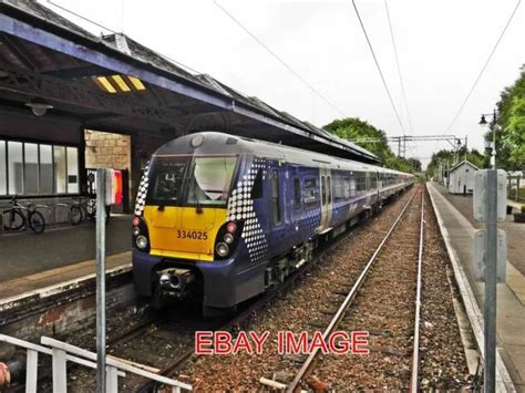 Photo Class 334 Set 334025 Train Terminates At Milngavie 2018 £1 50 Picclick Uk