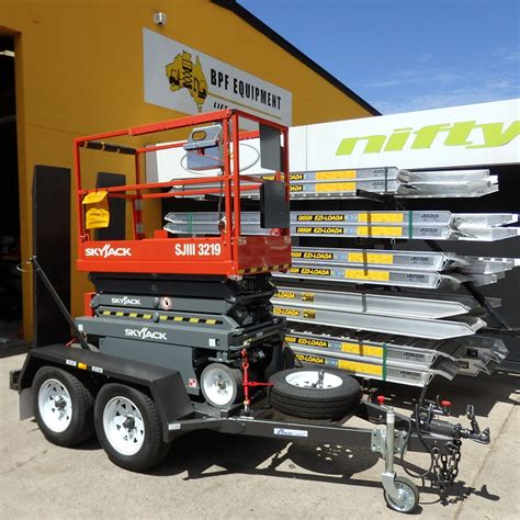 Skyjack Sj3219 19 Foot Scissor Lift Trailer Package Adelaide