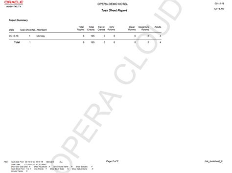 Generating Task Sheet Reports
