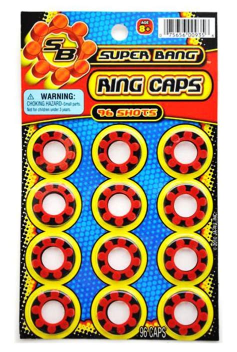 8 Shots Red Ring Caps Refill 40 Rings 320 Shots Super Bang Cap Guns