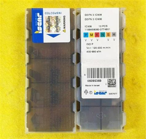Straight Shank Gsfn 3 Ic908 Iscar Grooving Insert For Industrial Carbide At ₹ 180piece In Mumbai