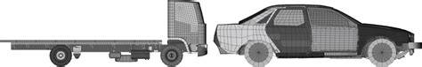 The Finite Models Used In Crash Simulation Download Scientific Diagram