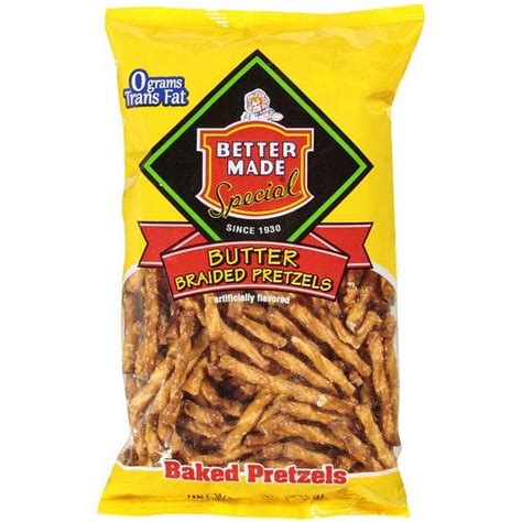 Better Made Special Baked Butter Braided Pretzels 12 Oz