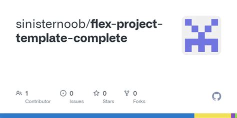 github mcharguej flex project template complete