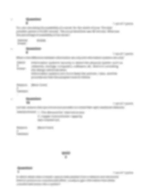 Quiz 1 To Week 6 Exam Questions With Answers Exams Nursing Docsity