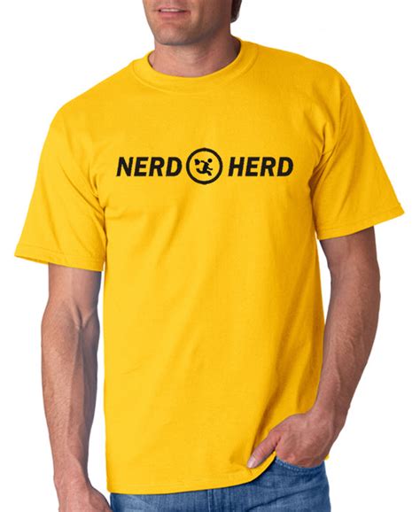 Nerd Herd T Shirt Chuck Tee Shirt Designerteez