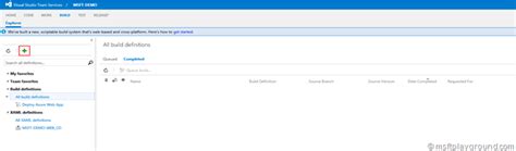 deploy your azure website with vsts build microsoft playground