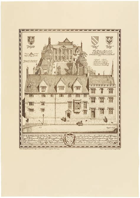 Buy A Fine Print Of St Edmund Hall Oxford