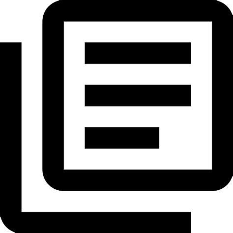 text box multiple outline icon svg png free download