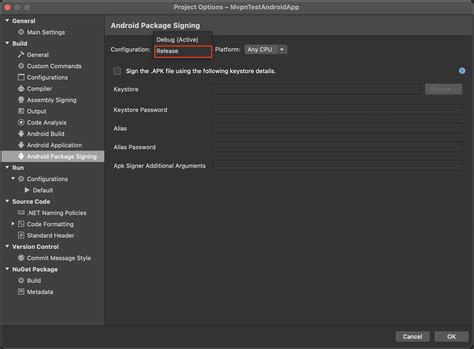 setting up the sample xamarin android native app with mam sdk