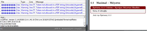 Warnings In Hyperref In Association With The Combination Of English And