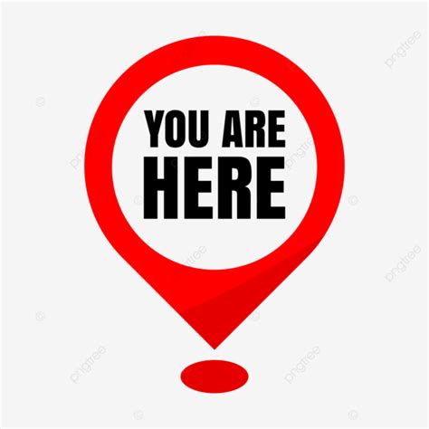 You Are Here Location Pointer Vector You Are Here Location Pointer