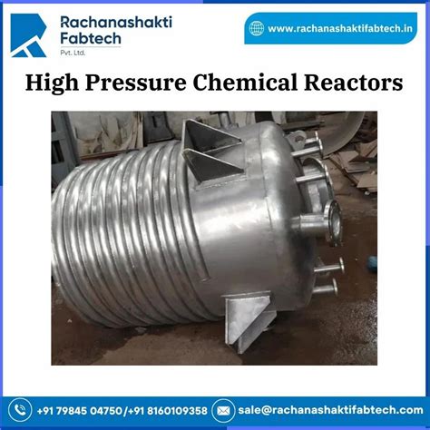 High Pressure Chemical Reactors At ₹ 350000unit Chemical Reactors In Ahmedabad Id 23180309312