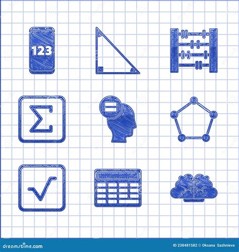 Set Calculation Calculator Human Brain Geometric Figure Pentagonal Prism Square Root Sigma