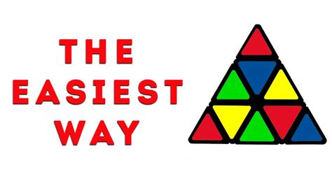 HOW TO SOLVE A PYRAMINX The Easiest And The Quickest Way YouTube