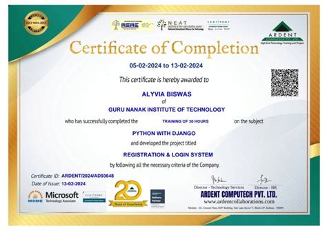 alyvia biswas on linkedin python django certification loginsystem