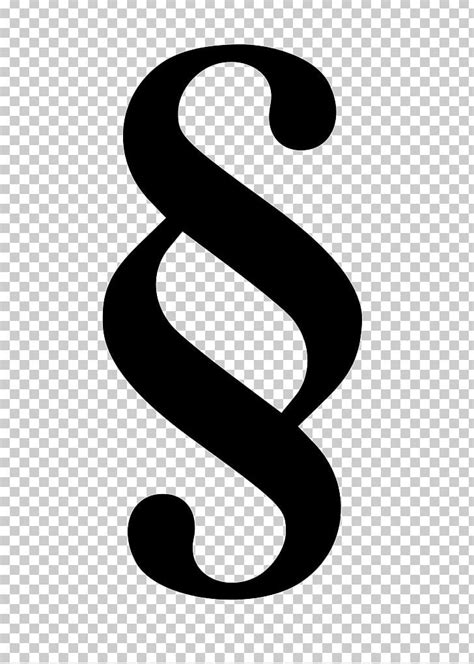 Pilcrow Section Sign Paragraph Symbol PNG Clipart At Sign Black And White Computer Icons