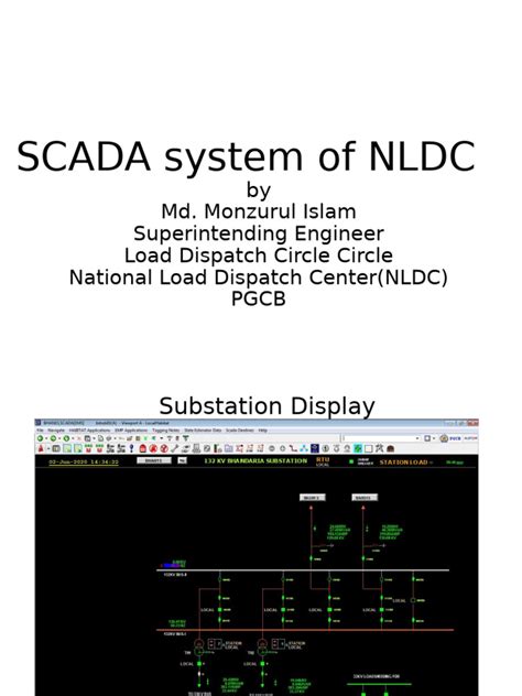 Scada System Overview For Nldc Pdf Scada Databases