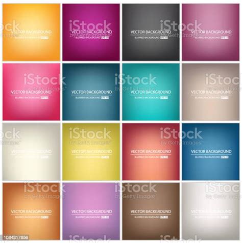 여러 추상 창조적인 개념 벡터 배경 세트를 흐려 웹 및 모바일 응용 프로그램 예술 그림 서식 파일 디자인 비즈니스 Infographic와 소셜 미디어 현대 장식 0명에 대한