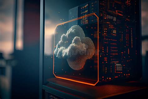 Cloud Computing Technology Concept Generative Ai Stock Illustration Illustration Of Evolution