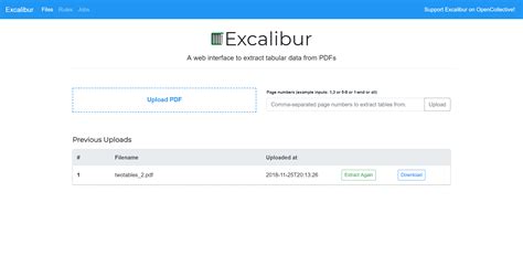 announcing excalibur a web interface to extract tabular data from pdfs