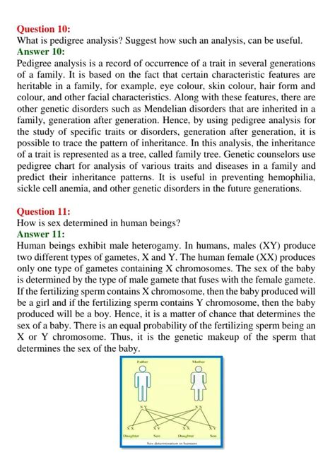 MP Board Solution Class Th Biology Chapter Principle Of Inheritance AndVariation