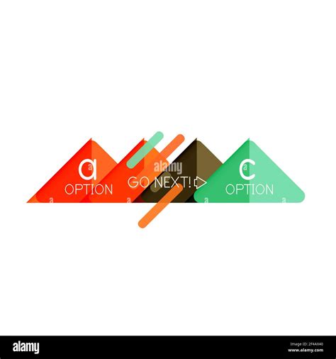 Triangle Data Visualization Design Option Infographic Layout Triangle
