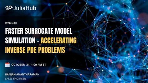 Juliahub On Linkedin Register Faster Surrogate Model Simulation