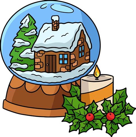 Christmas Snow Globe Cartoon Colored Clipart 11416113 Vector Art At Vecteezy