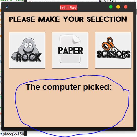 User Interface Python Tkinter Rock Paper Scissors GUI Stack Overflow