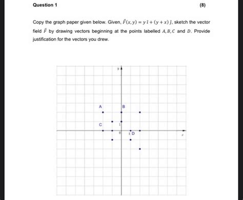 Solved Copy The Graph Paper Given Below Given Chegg