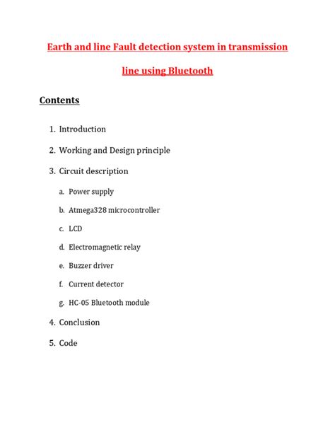 fault detection abstarct pdf transformer electric power transmission