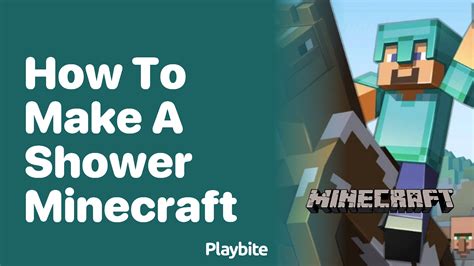 How To Make A Shower In Minecraft Playbite