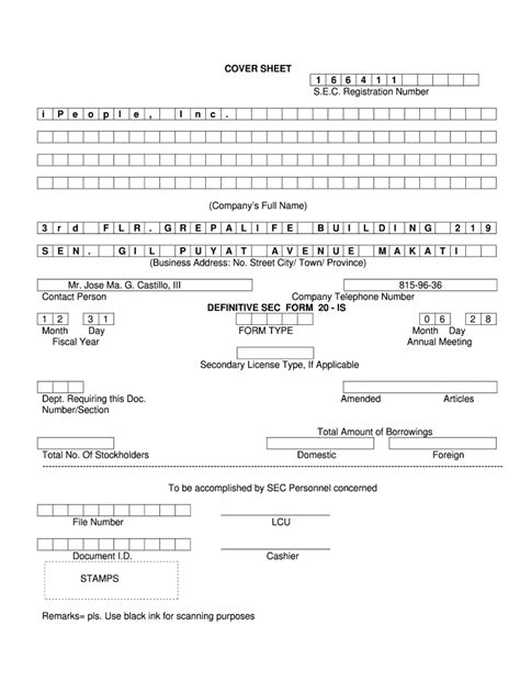Sec Cover Sheet For Gis Fill Out And Sign Online Dochub