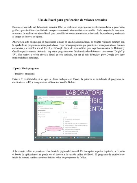 tutorial para graficar con excel pdf microsoft excel informática