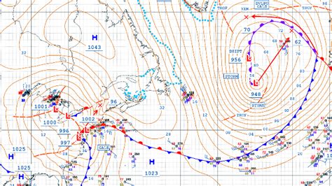 The Surface Analysis Chart Depicts Ponasa