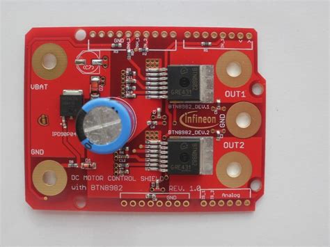 Dc Motor Control Shield Di Infineon