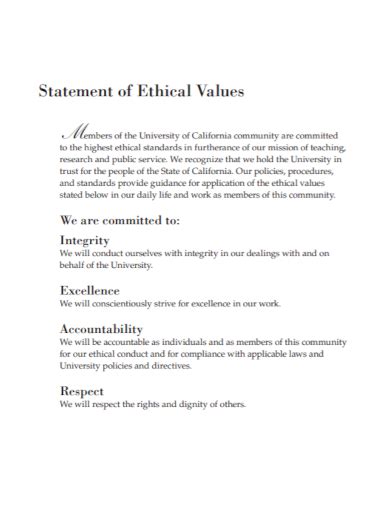 Free 10 Ethical Statement Samples [ Approval Research Considerations ]