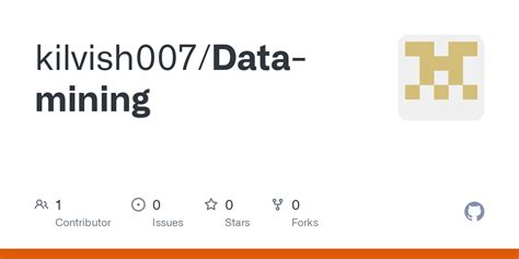 Github Kilvish007 Data Mining