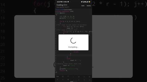 Shorts 💞 Hollow Triangle Pattern In C Saans Youtube