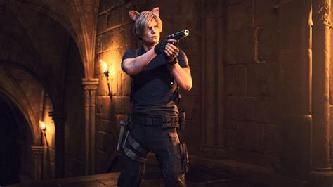 Capcom Really Made Catboy Leon Canon Rresidentevil