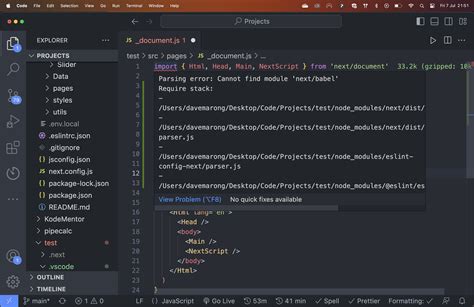 Fixing Nextjs Cannot Find Module Nextbabel Bug In Vs Code