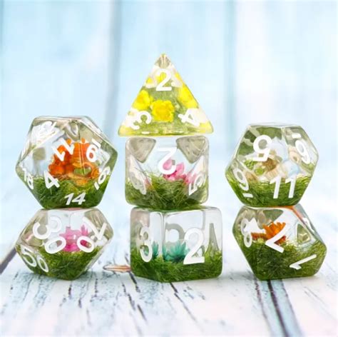Natures Treats Flower And Grass Inclusions With White Inking Po