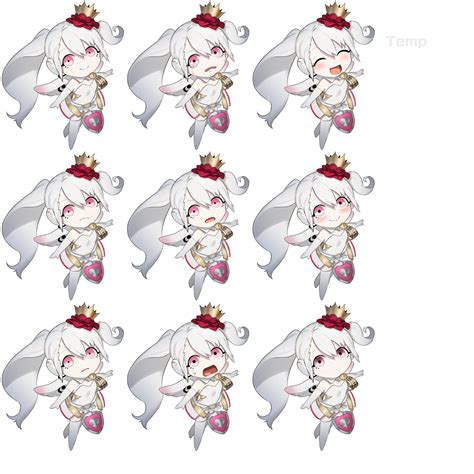 μ Mu Chibi Bustup Chibi Anime Art